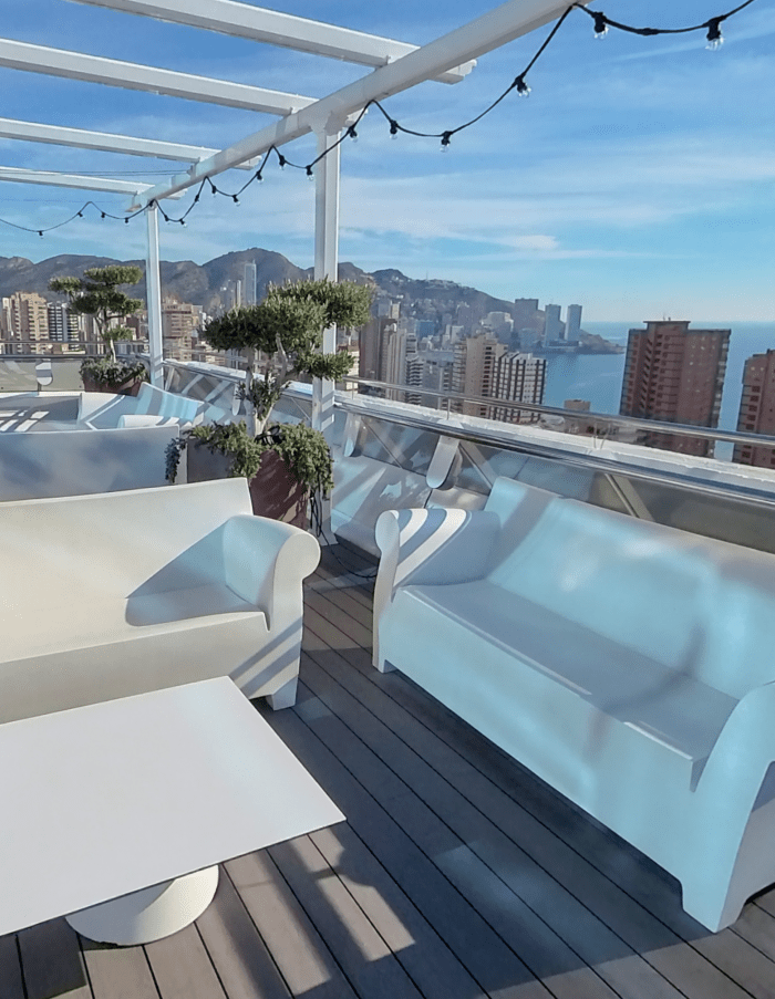Sky Bar Planta 20 Hotel Madeira Centro Benidorm